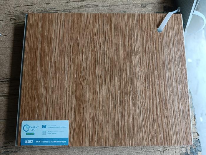 Jual SPC Flooring K-Floor 4mm | Lantai SPC Motif Kayu Click Klik System ...