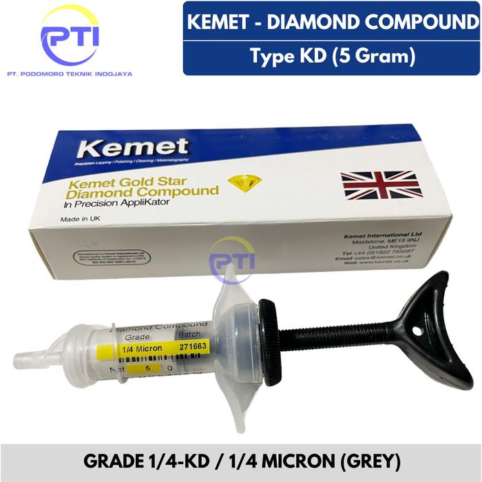 Jual KEMET Grade 1/4 Micron Diamond Compound 5 Gram Kemet Made in UK ...