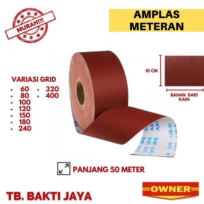 Jual Amplas Roll Kain Meteran Grid 60-400 OWNER TERMURAH - 320 - Kota ...