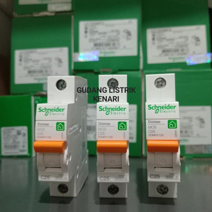 Jual MCB Schneider Domae 1P 25A 6KA DOMF01125 ORIGINAL MADE IN THAILAND - Jakarta Pusat - CAHAYA ...