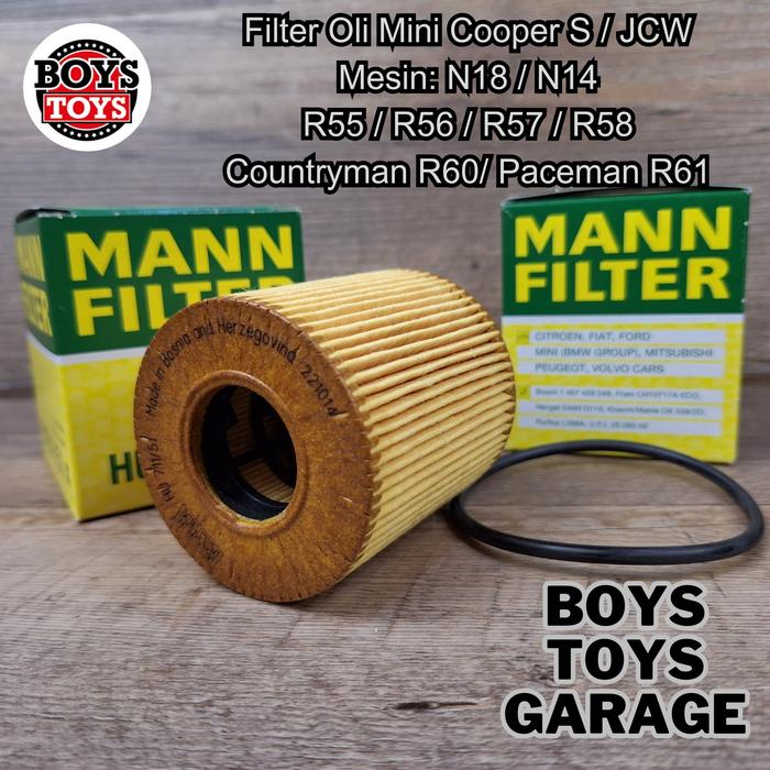 Jual Mini Cooper S R56/R58/R60 1.6T Filter Oli / Oil Filter Mini Gen 2 ...