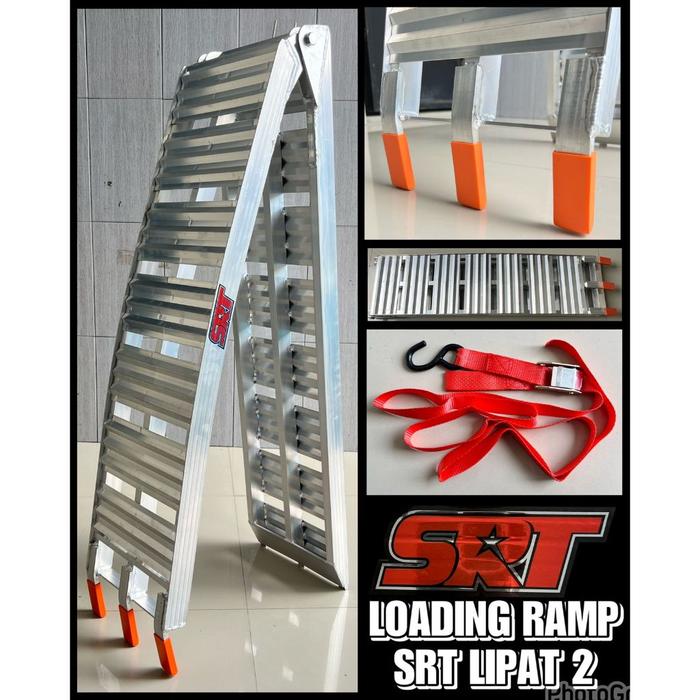 Jual NEW PRODUCT Loading Ramp merk SRT trail tangga loading motor trail ...
