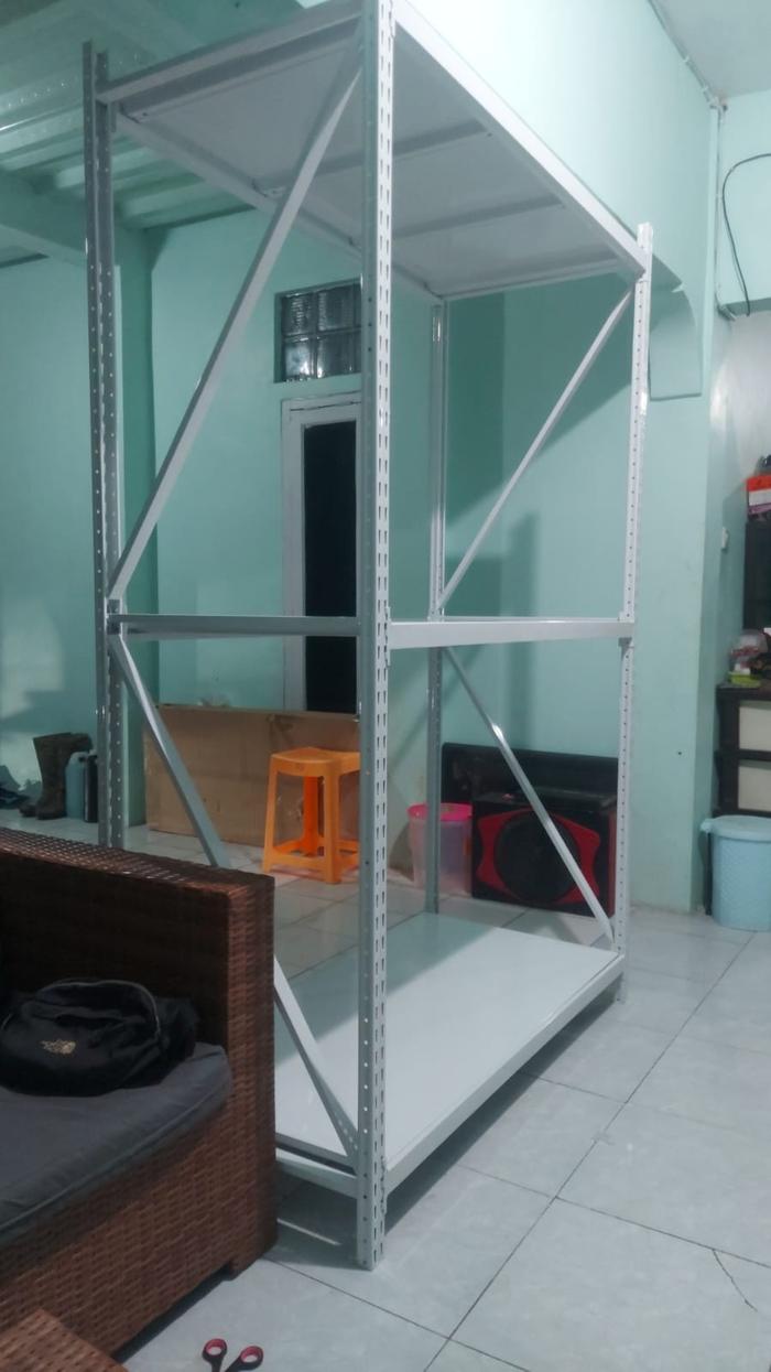 Jual Rak Gudang Light Duty Kapasitas 150Kg - Rak Besi Storage Arsip ...