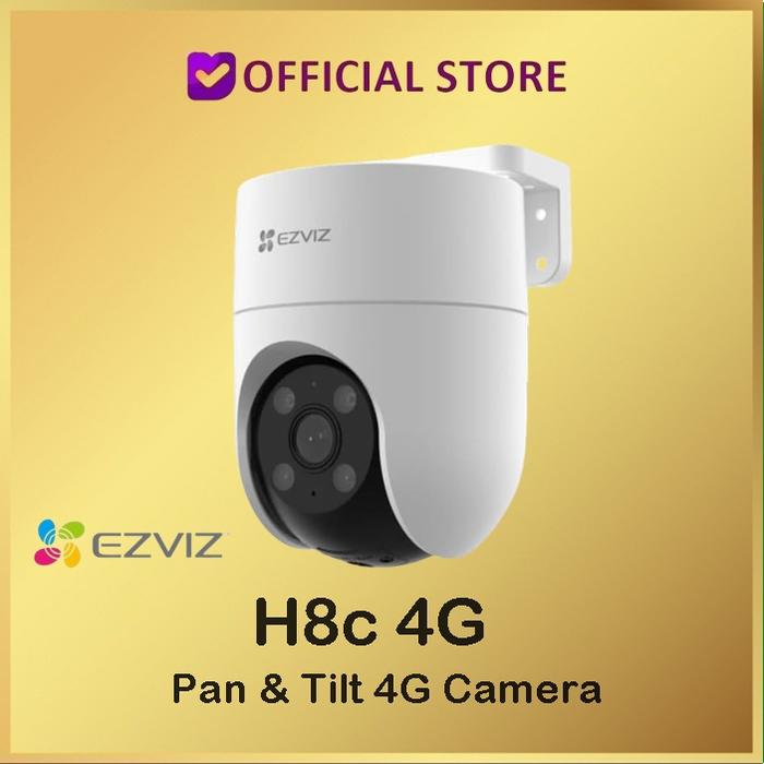 Promo Ezviz H8c 4G 2K+ Outdoor CCTV Pan & Tilt Wifi IP Camera Auto Tracking Cicil 0% 3x ...