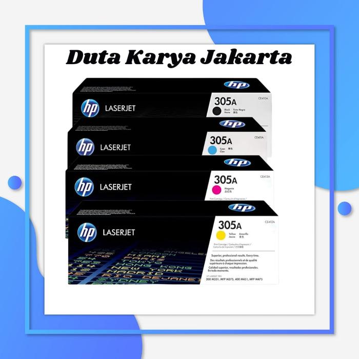Jual Toner HP Laserjet 305A Black Color Original 1 set 4 Warna ...