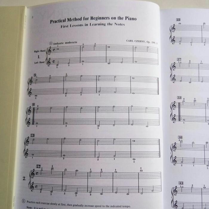 Jual Buku Piano Czerny Op 599 Practical Method For Beginners - Czerny Op.599 Di Seller Noelle ...