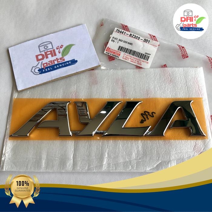 Jual Emblem Belakang Bagasi Tulisan Logo "Ayla" Original Daihatsu ...