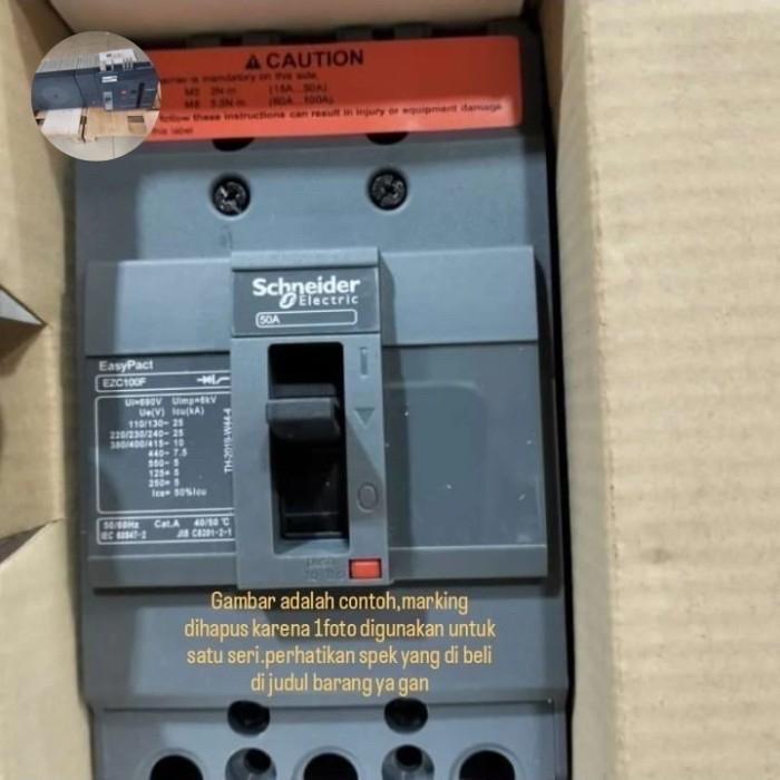 Jual MCCB BREAKER EAsyPact SCHNEIDER 10kA 3P 60A EZC100F3060 - Jakarta ...