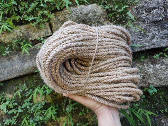 Jual Tali Tambang Goni Rami ukuran 6mm,8mm,10mm panjang 5 & 10 meter ...