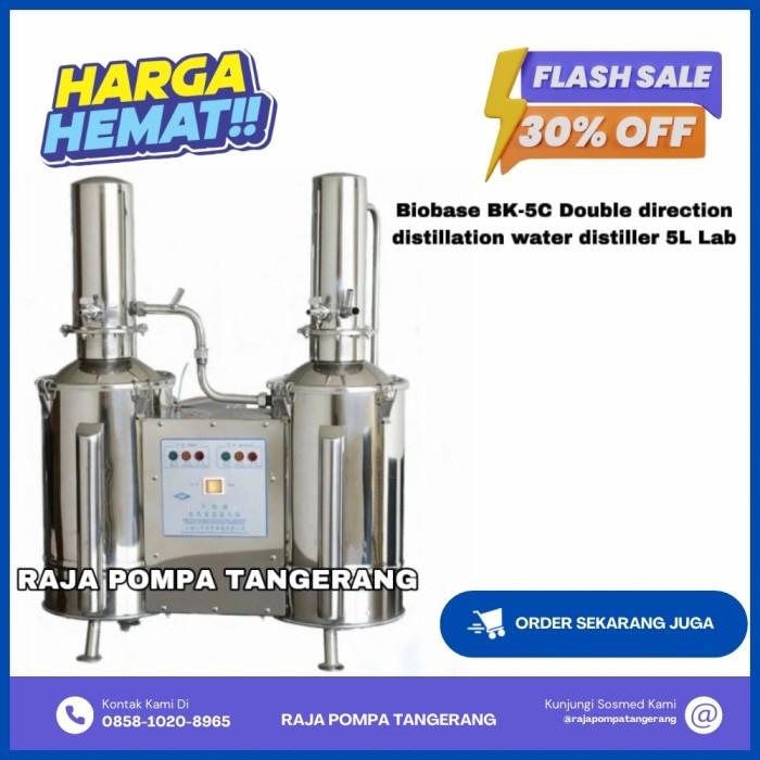 Jual Biobase BK-5C Double direction distillation water distiller 5L Lab ...