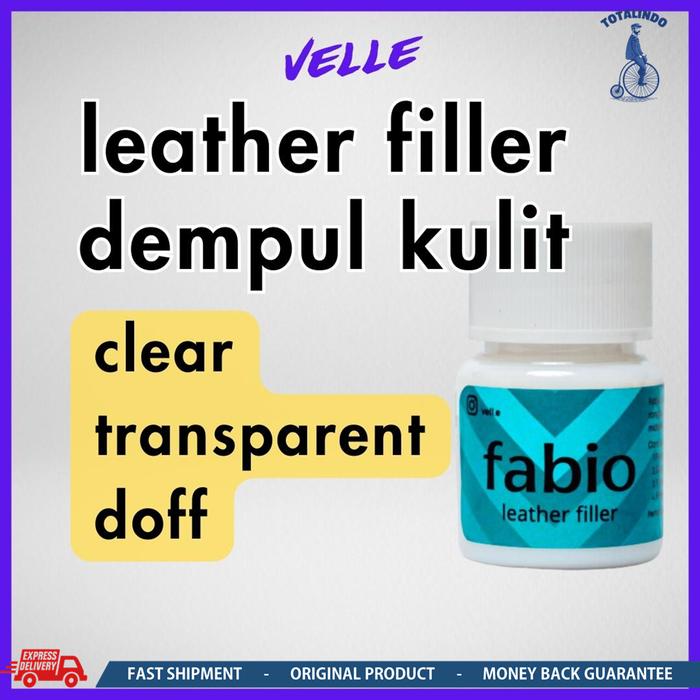 Jual Dempul Kulit Tas Sepatu Sofa Jok Bolong Koyak FABIO Leather Filler ...