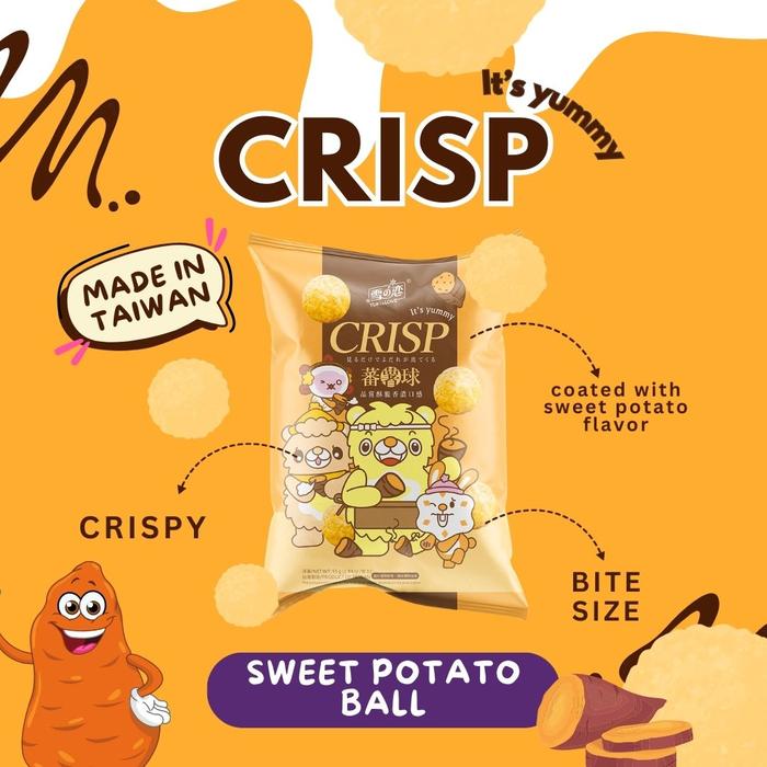 Jual Yuki & Love Snack Ball khas Taiwan - Sweet Potato - Jakarta Timur ...
