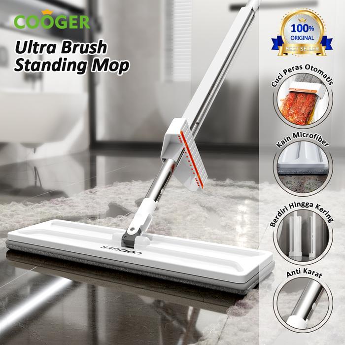 Promo COOGER Alat Pel Lantai Standing Pengering Praktis Kain Pel ...