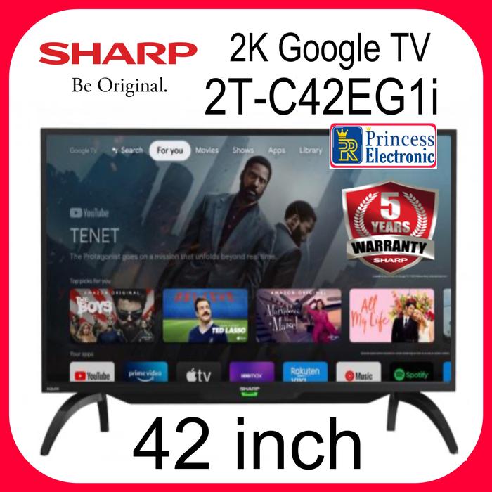 Jual Tv Led Sharp 42 Inch Full HD Google TV 2T-C42EG1i - Kota Tangerang - Princess elektronik ...