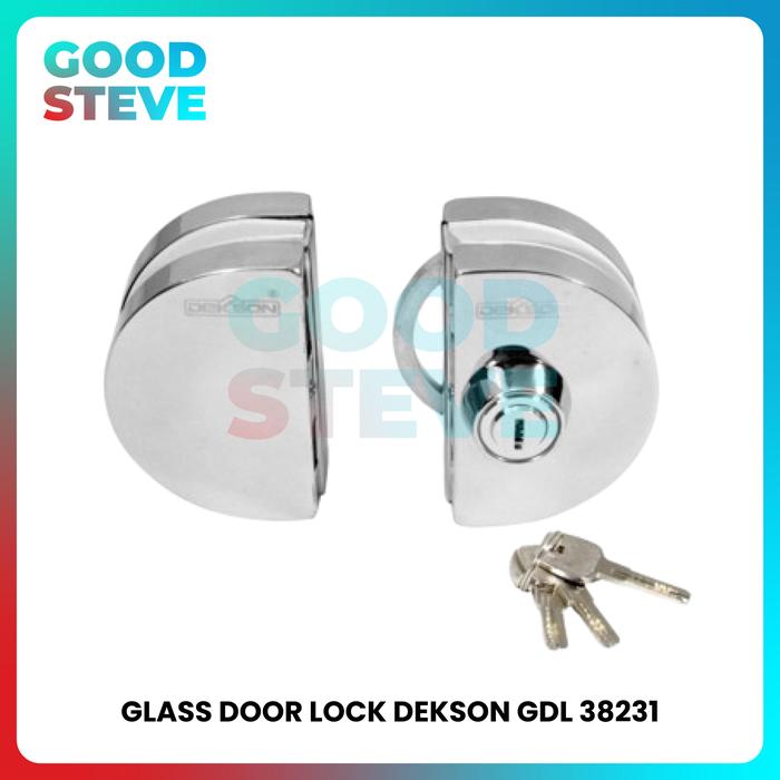 Jual Glass Door Lock Dekson Dekkson GDL 38231 PSS Kunci Pintu Kaca Bulat - Jakarta Barat ...