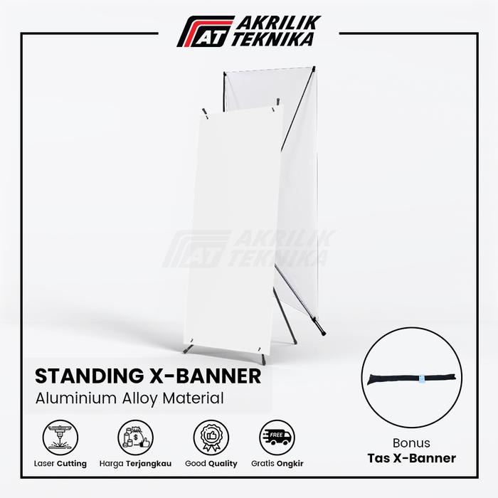 Promo X Banner Tripod / Standing Spanduk Poster - 60x160 cm - Jakarta ...