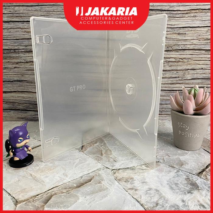 Jual Casing DVD Single 7mm Super Slim Tempat DVD Plastik Case Putih Isi ...