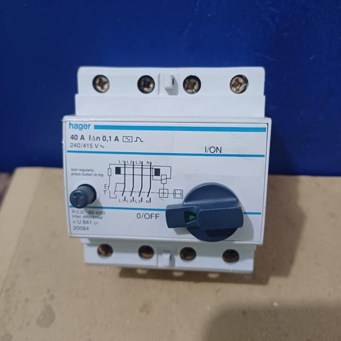 Jual RCCB/ELCB 4p 40A HAGER Protection RCD 4p 40A HAGER - Jakarta Pusat ...