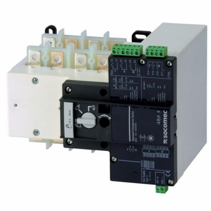 Jual Change Over Switch Socomec / Cos Socomec ATyS S 4P 63A 230Vac ...