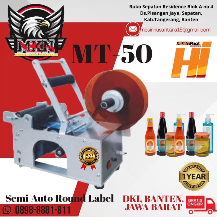 Jual Mesin Labeling Botol Tempel Label/sticker pada Botol MT-50 ...