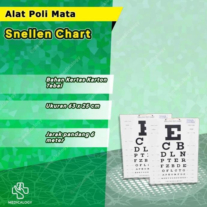 Jual Snellen Chart Lokal Manual Tes Mata - Jakarta Utara - Gift of ...