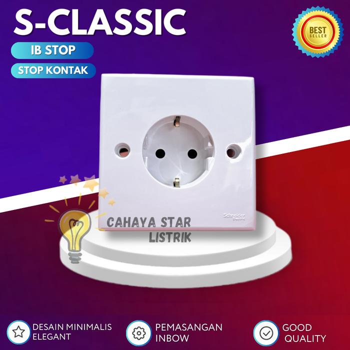 Jual SCHNEIDER STOP KONTAK E426 CLASSIC CLIPSAL SOCKET SCHUKO ARDE E426/16S - Kota Surabaya ...