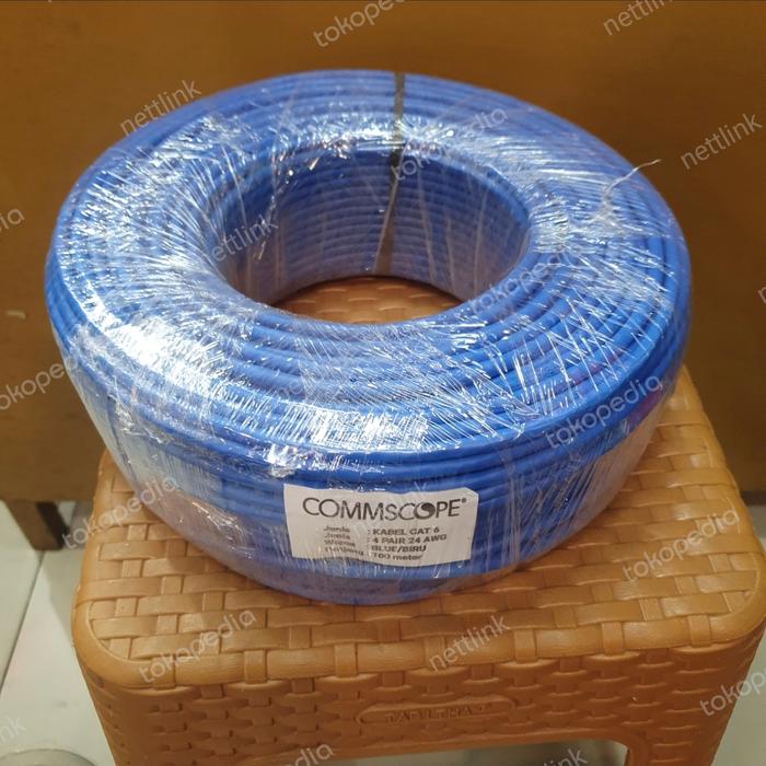 Jual Kabel Lan Cat 6 Amp Commscope 50 Mtr/ Kabel Data Cat6 50m Amp ...
