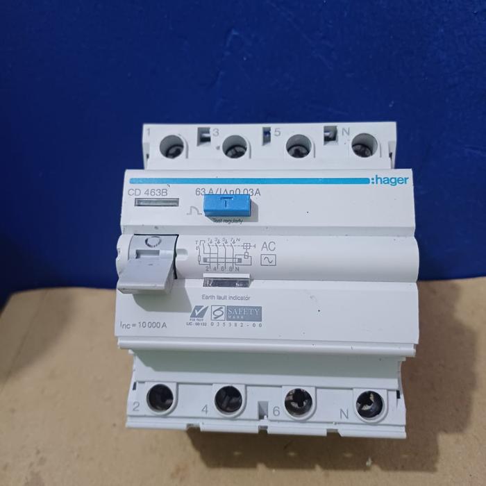 Jual HAGER ELCB 4p 63A CD 463B HAGER - Jakarta Pusat - DUNIA LISTRIK ...