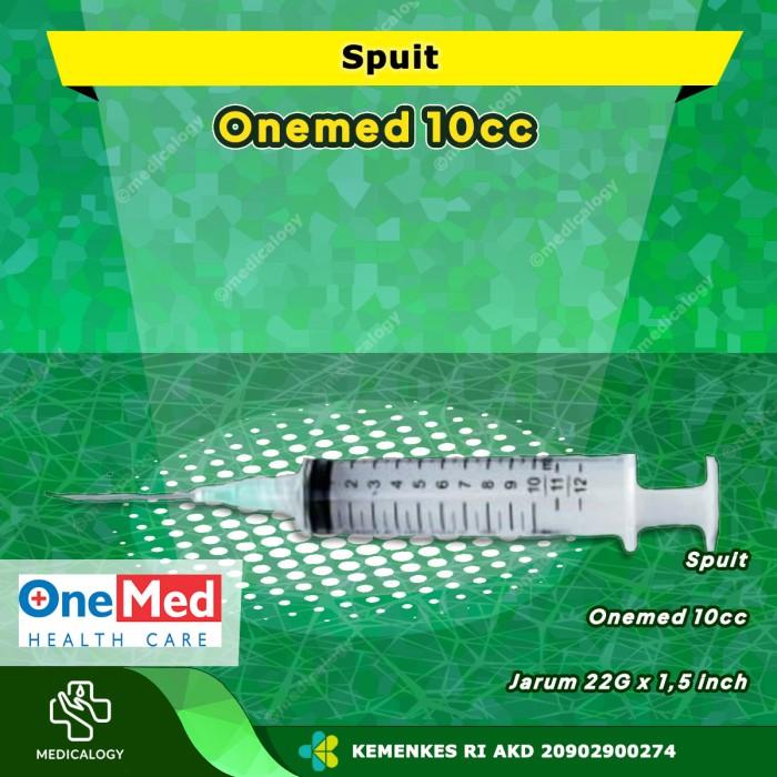 Jual OneMed Spuit 10 CC Insulin Ecer | Disposable Syringe 10ml ...