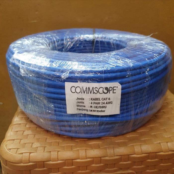 Jual kabel cat 6 amp commscope 50 meter, kabel lan 50 meter commscope ...