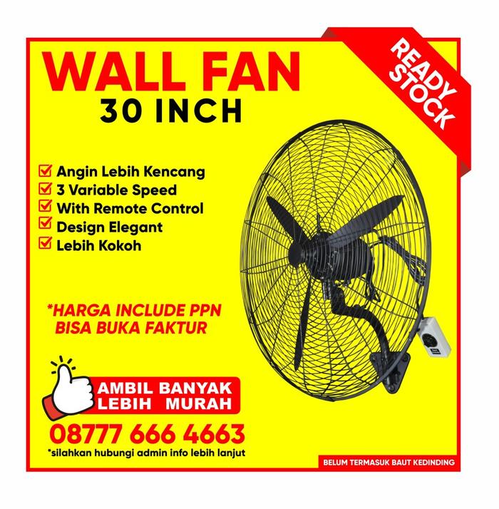Jual Wall Fan Panel 30" inch - Kipas Angin Dinding - Jakarta Utara ...