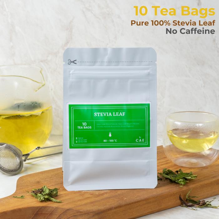 Jual STEVIA LEAF 10 TEA BAGS Teh Daun Stevia Kering Murni Pemanis Alami - Kota Malang - Cae Tea ...