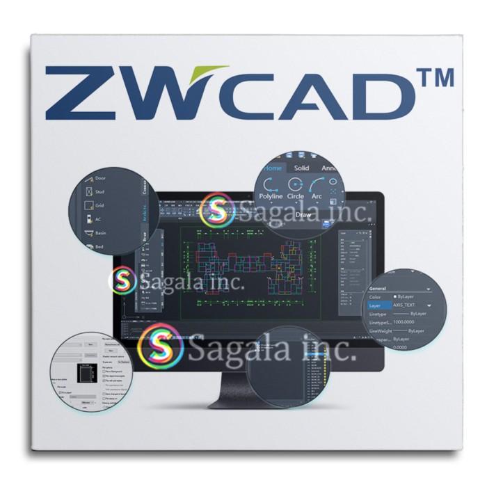 Jual ZWCAD PROFESSIONAL 2020 2021 2022 2023 2024 2025 2026 - WIN - ZW CAD 3D DESAIN ARSITEK ...