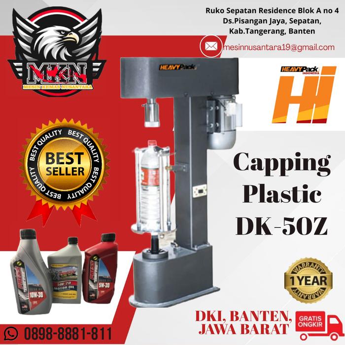 Jual Mesin Penutup Botol Plastik Capping Machine DK-50Z HEAVYPACK - Kab. Tangerang - Mesin Kemas ...