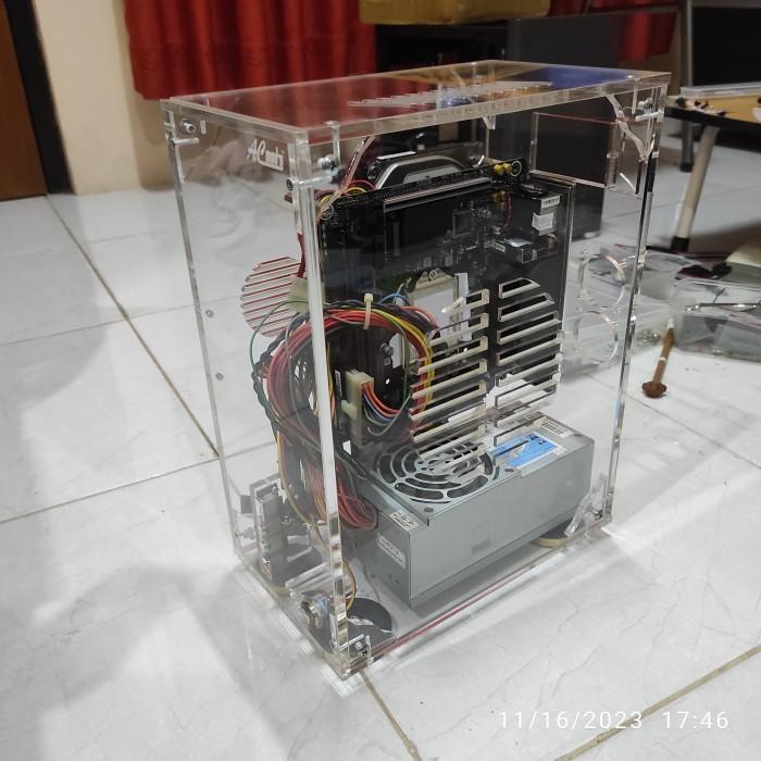 Jual Custom casing acrylic mini ITX + psu Seasonic TFX - Kab. Bandung ...