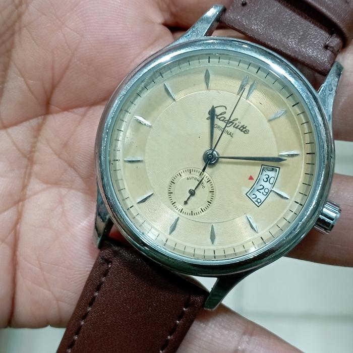 Jual jam tangan pria classic vintage glashutte dial putih siap pakai normal - Kota Palembang ...