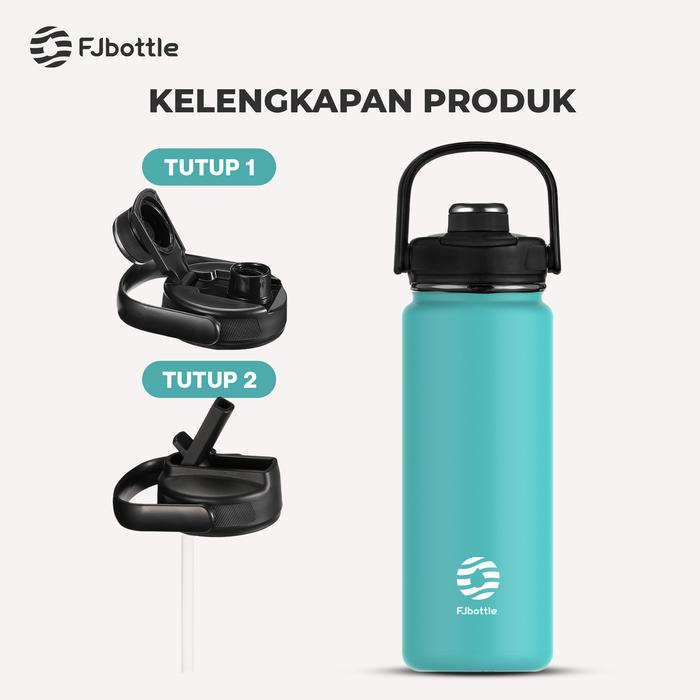 Jual Fjbottle - Botol Minum Workout Stainless Steel 950ml Free Sikat ...