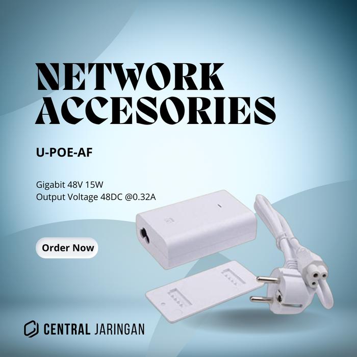 Jual Ubiquiti U-POE-af PoE Injector Gigabit 48V 15W (0,32A) |U POE AF ...