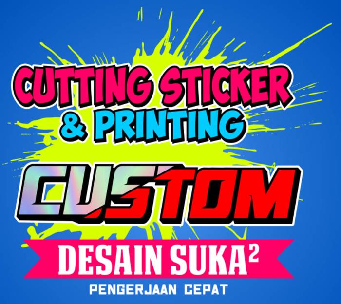 Jual Custom Cutting Stiker / sticker - Jakarta Timur - Bengkel Reklame ...