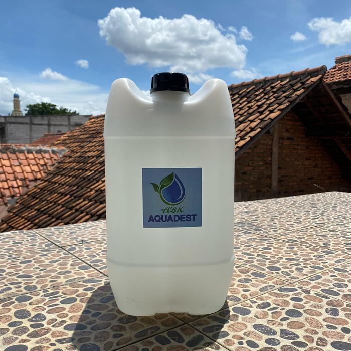 Jual Aquadest Aquadest Distilled Water/ Air Suling 20 Liter Di Seller ...