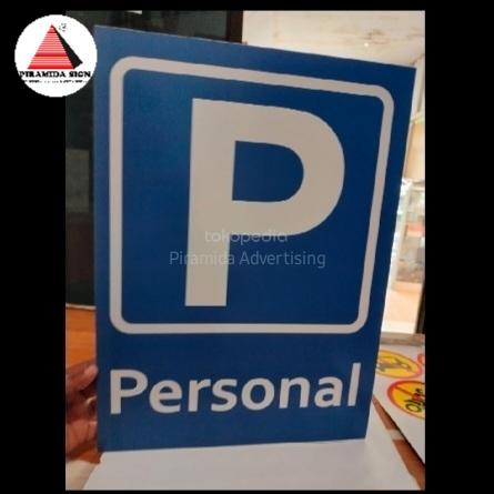 Jual pvc custom sign rambu parkir tanda papan board - Kota Surabaya ...