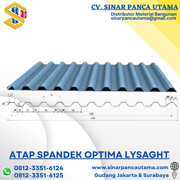 Jual JUAL ATAP SPANDEK OPTIMA LYSAGHT AZ 150 BLUESCOPE - Kab. Sidoarjo ...