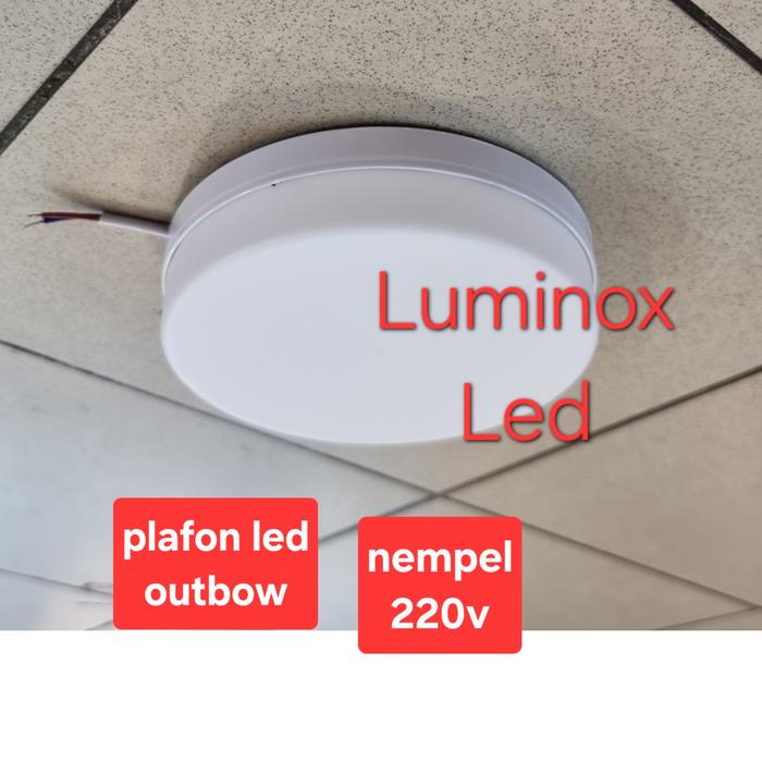 Jual kap baret led 18w 18watt plafon ceiling teras 18 watt baret bulat ...