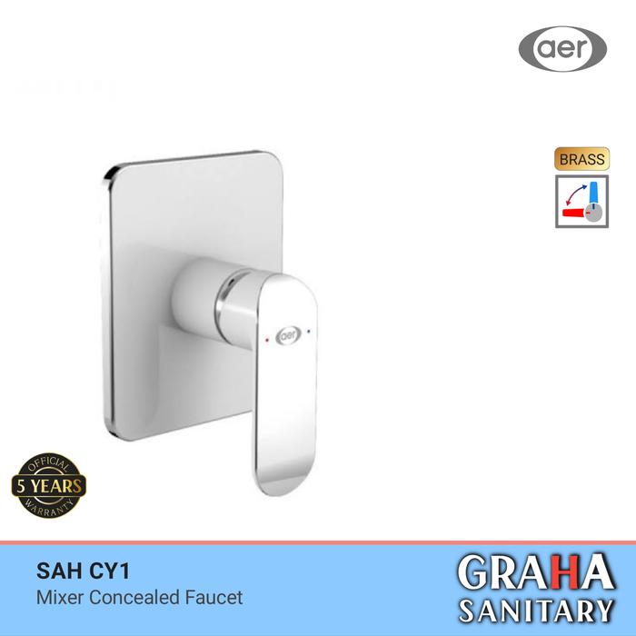 Jual AER Kran Tanam Shower Tembok Panas Dingin / Concealed Mixer SAH CY1 - Kota Surabaya - Graha ...