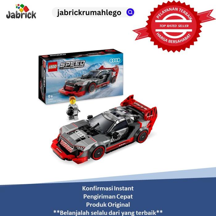 Jual LEGO 76921 Speed Champions Audi S1 e-tron quattro Race Car Toy ...