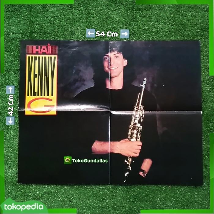 Jual Poster Lawas kenny G dari majalah Hai tahun 90an / Poster musisi ...