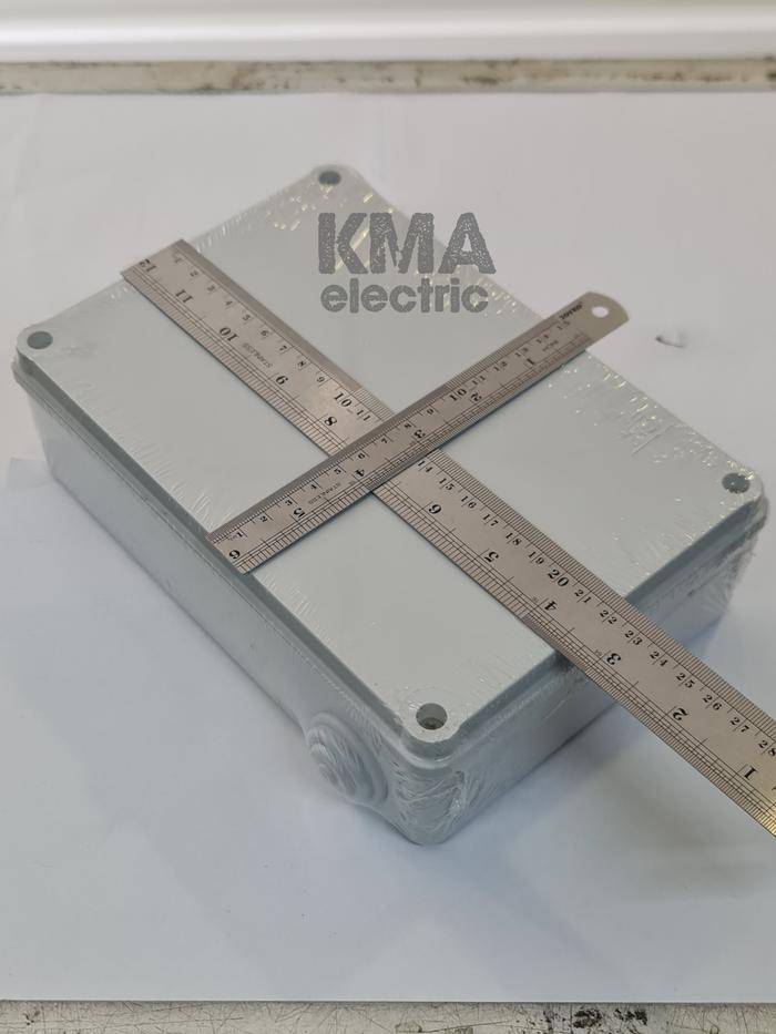 Jual junction box / duradus MG 220x150x70 polos, 2 lubang, 12 lubang ...