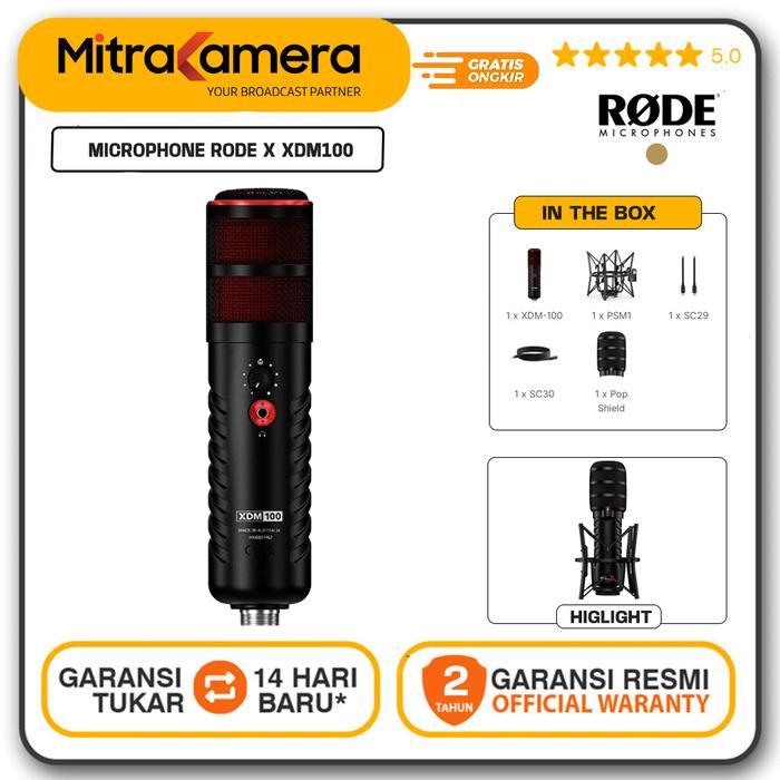 Promo RODE X XDM-100 Dynamic USB-C Microphone Cicil 0% 3x - Jakarta ...