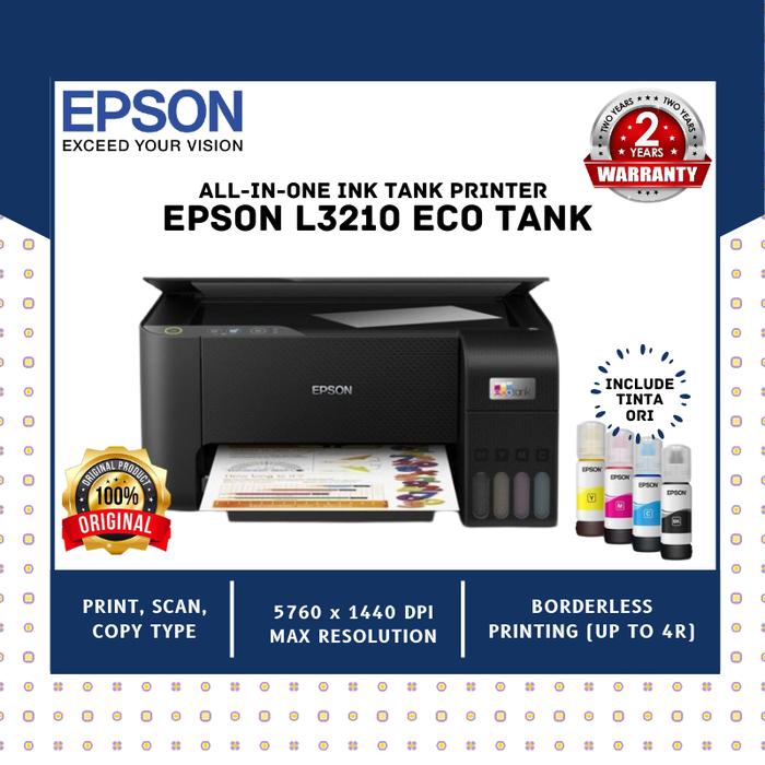 Jual Printer Epson L3210 All in One Print Scan Copy include Tinta Original - Kota Surabaya ...