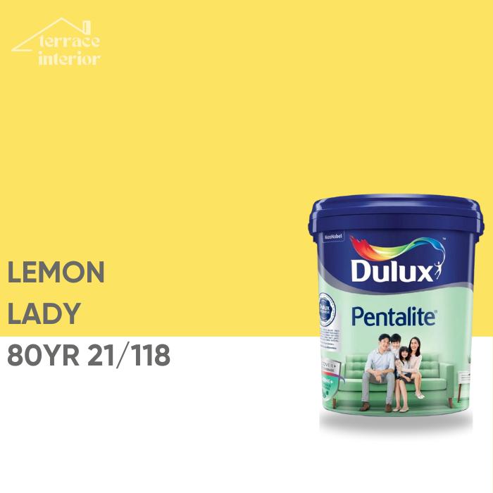 Promo Cat Tembok Dulux Pentalite Interior 20L Kuning Yellow Doff Matt ...